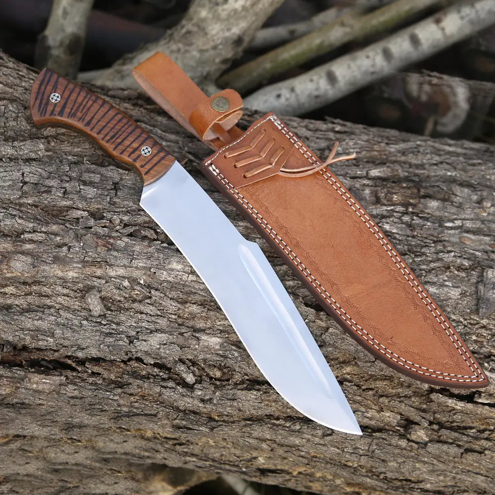 Handmade Forged Stainless Steel Survival Hunting Bushcraft Kukri Knife ...